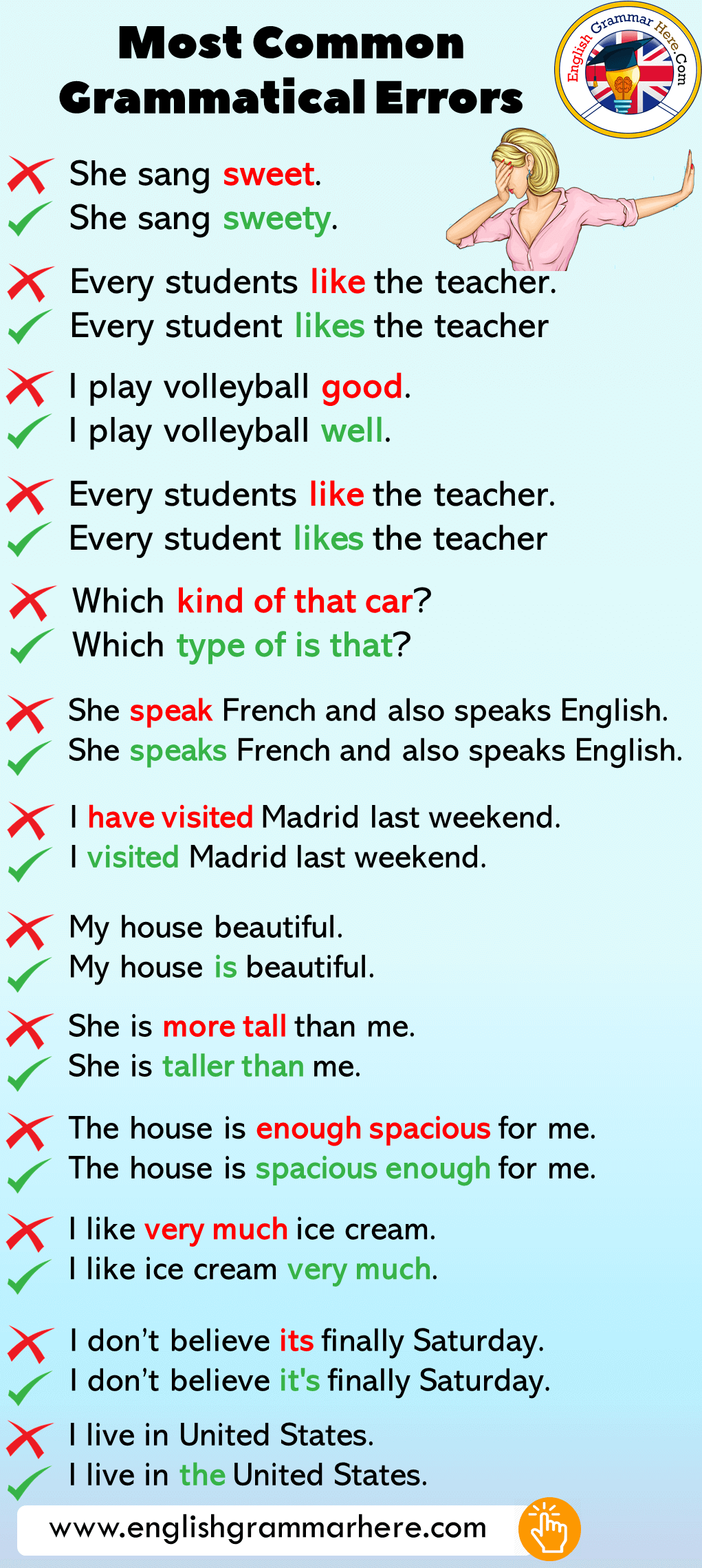 Grammatical Errors Archives English Grammar Here